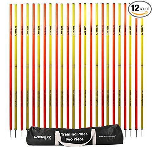 Uber Soccer 2-Piece Agility Training Poles