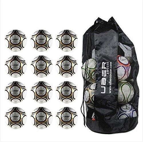 Uber Soccer Match Soccer Ball Bundle - Set of 12 - Size 5